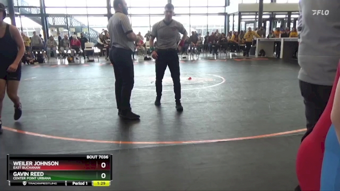 130 lbs Cons. Round 2 - Gavin Reed, Center Point Urbana vs Weiler ...