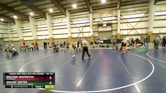 115-125 lbs Round 1 - Braydee Winterton, Roosevelt vs Brooke Deeter ...