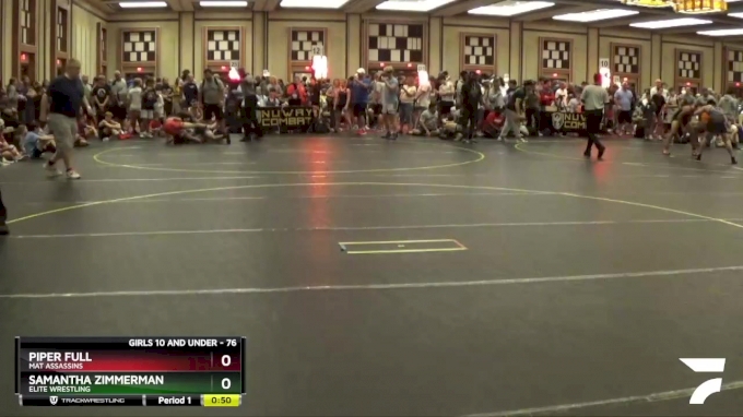 76 lbs Semifinal - Samantha Zimmerman, Elite Wrestling vs Piper Full ...