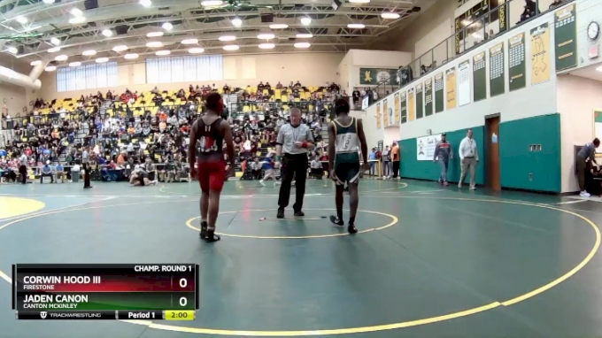 138 lbs Champ. Round 1 - Corwin Hood III, FIRESTONE vs Jaden Canon ...