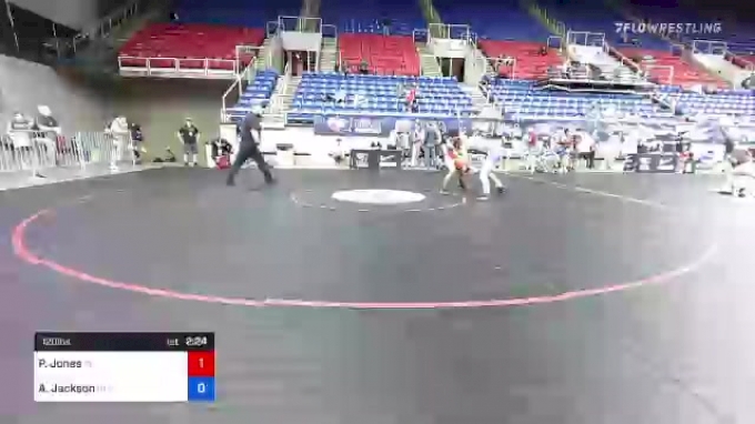 120 lbs Consi Of 16 #1 - Patrick Jones, Florida vs Ashton Jackson, Indiana