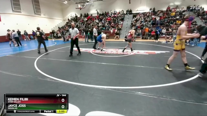 144 lbs Champ. Round 1 - Kemen Filibi, Star Valley vs Jayce Joss, Douglas