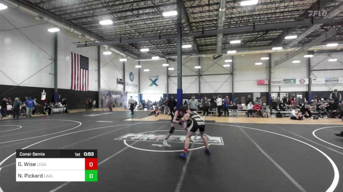 130 lbs Consolation - Gavin Wise, Legacy Elite vs Nathan Pickard, Eagle ...