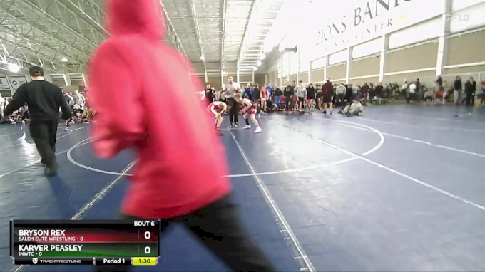 92 lbs Round 3 (4 Team) - Bryson Rex, Salem Elite Wrestling vs Karver ...