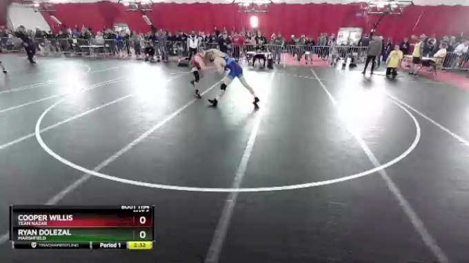 160 lbs Quarterfinal - Cooper Willis, Team Nazar vs Ryan Dolezal ...