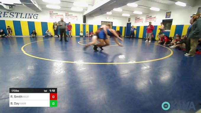 170 lbs Semifinal - Ryker Smith, Weatherford Youth Wrestling vs Brock ...