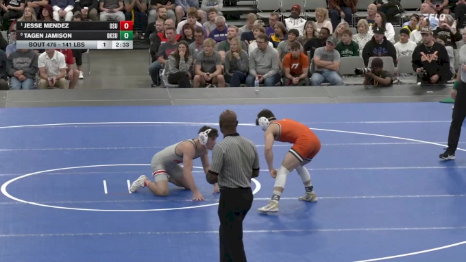 141 lbs Final - Jesse Mendez, Ohio State vs Tagen Jamison, Oklahoma State
