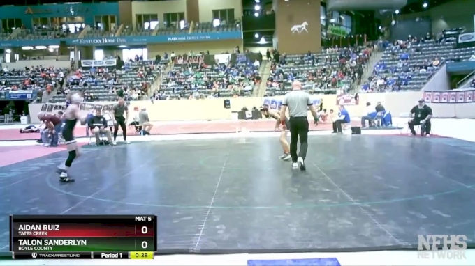 106 lbs Cons. Round 1 - Aidan Ruiz, Tates Creek vs Talon Sanderlyn ...