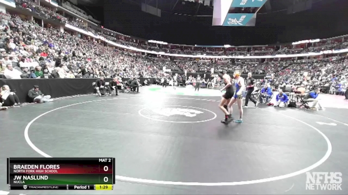 138-2A Semifinal - Jw Naslund, Nucla vs Braeden Flores, North Fork High ...