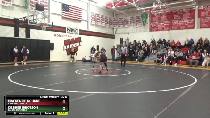 JV-6 lbs Round 1 - Mackenzie Rourke, Iowa City Liberty vs Desiree ...