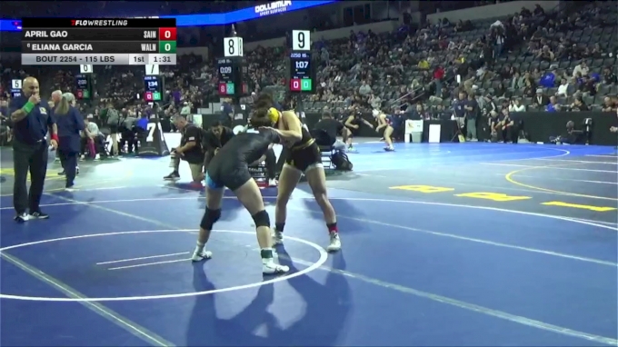 115 lbs Round Of 16 - April Gao, Saint Francis (CC) vs Eliana Garcia ...