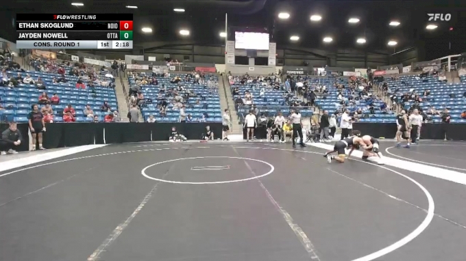 133 lbs Cons. Round 1 - Ethan Skoglund, Northwestern (Iowa) vs Jayden ...
