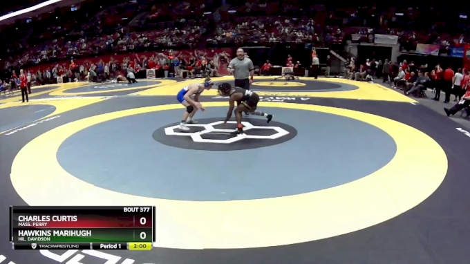 D1-138 lbs Champ. Round 1 - Charles Curtis, Mass. Perry vs Hawkins ...