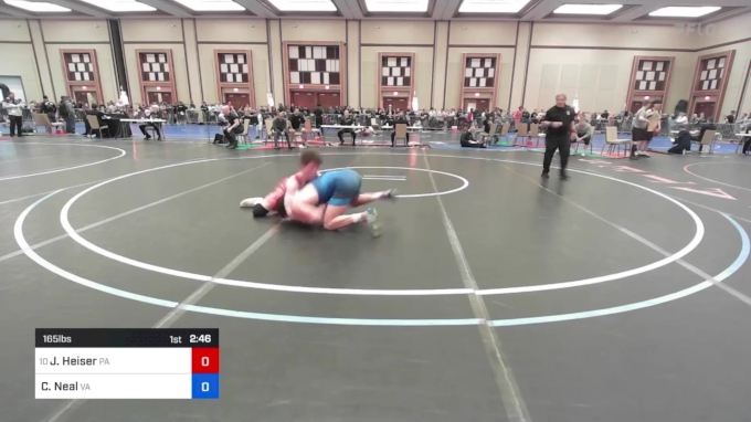 165 lbs Consi Of 32 #2 - Jd Heiser, Pa vs Caleb Neal, Va