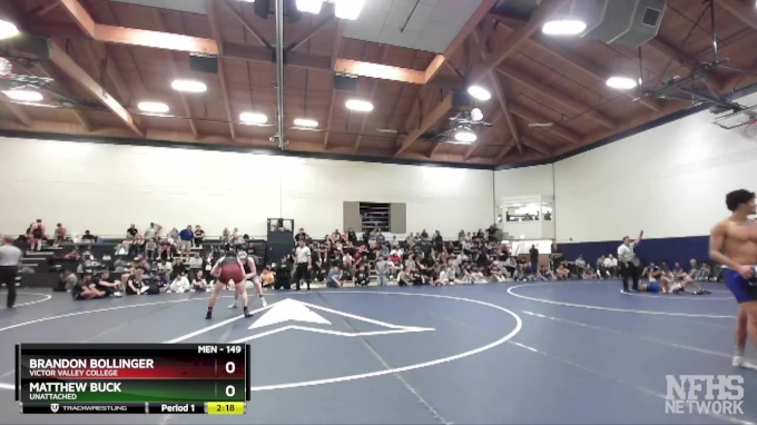 149 lbs 3rd Place Match - Matthew Buck, Unattached vs Brandon Bollinger ...