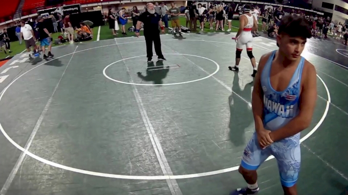 175 lbs Quarters - Leif Larwin, Oregon vs Miles Gilbert, Hawaii