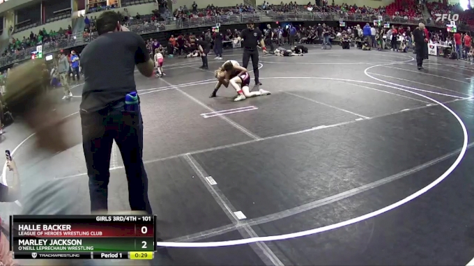 101 lbs 1st Place Match - Marley Jackson, O`Neill Leprechaun Wrestling ...