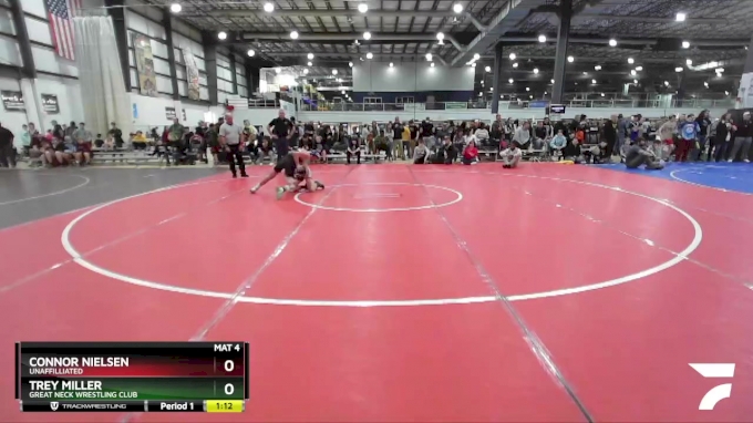 110 lbs Champ. Round 1 - Connor Nielsen, Unaffilliated vs Trey Miller ...