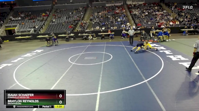 138 lbs 1st Place Match - Braylon Reynolds, Brownsburg vs Isaiah ...