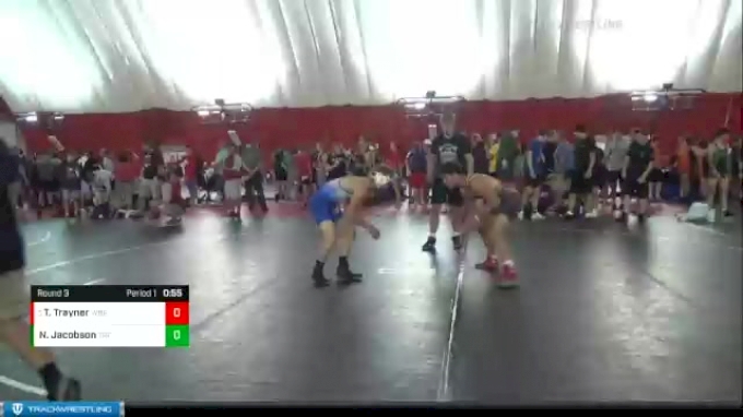128-129 A Round 3 - Ty Trayner, West Bend East vs Noah Jacobson, Thief ...