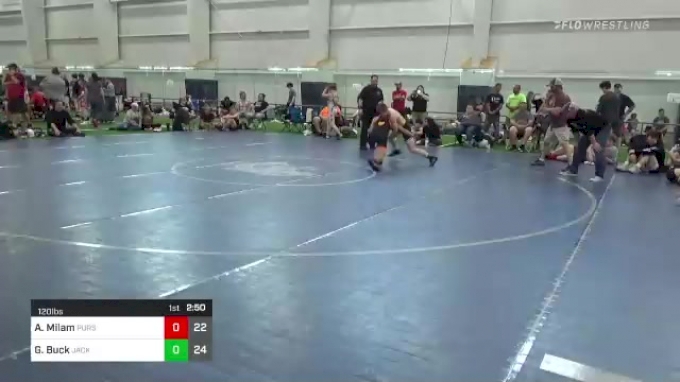 120 lbs Round 2 - Aiden Milam, Pursuit vs Gavin Buck, Jacket W.C.