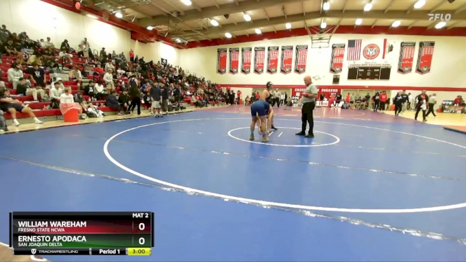 149 lbs Champ. Round 1 - Ernesto Apodaca, San Joaquin Delta vs William ...