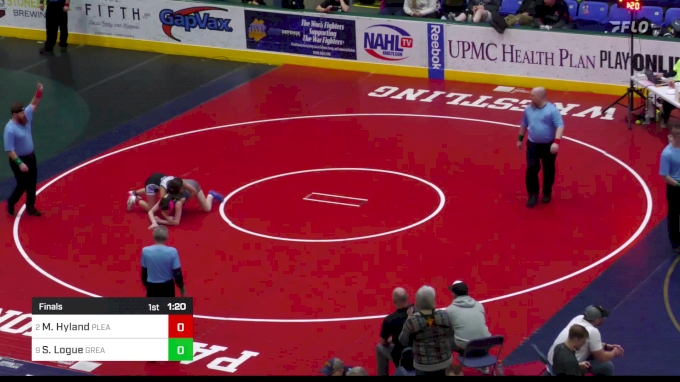 105 lbs Final - Morgan Hyland, Pleasant Valley vs Shannon Logue, Great ...