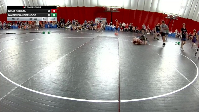 126 lbs Semis & Wb (16 Team) - Jayden Vanderhoof, Reedsburg vs Kruz ...