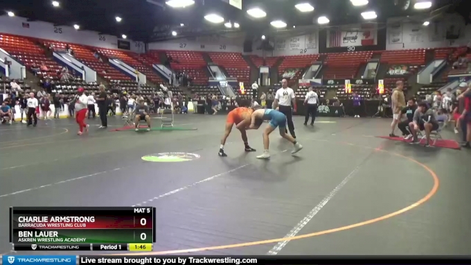 135 lbs Cons. Round 5 - Ben Lauer, Askren Wrestling Academy vs Charlie ...