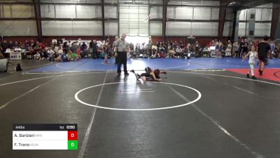 44 lbs Semifinal - Angelo Barbieri, MPR vs Frankie Trano, RedNose
