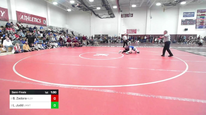 132 lbs Semifinal - Brady Zadora, Killingly vs Lucas Judd, Lyman Mem ...