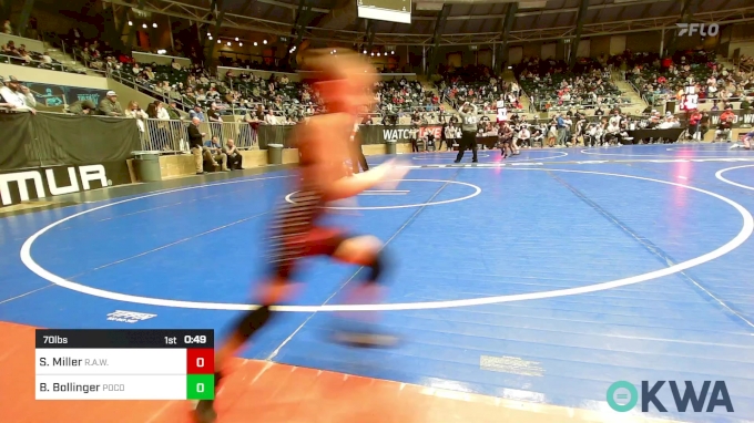 70 lbs Consi Of 8 #1 - Samuel Miller, R.A.W. vs Bobby Bollinger, Pocola ...