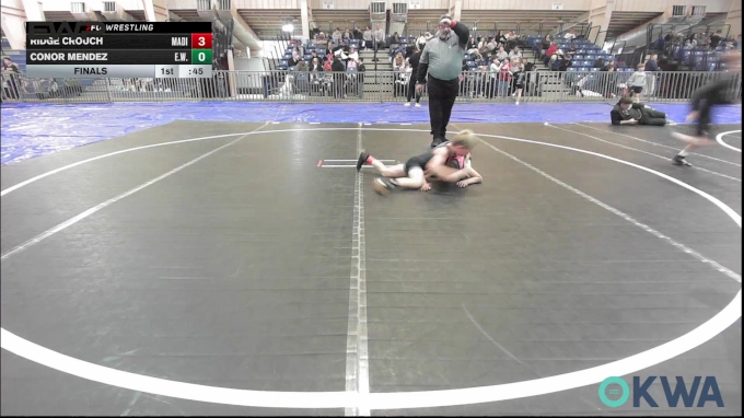 55 lbs Final - Ridge Crouch, Madill Takedown vs Conor Mendez, Elgin ...