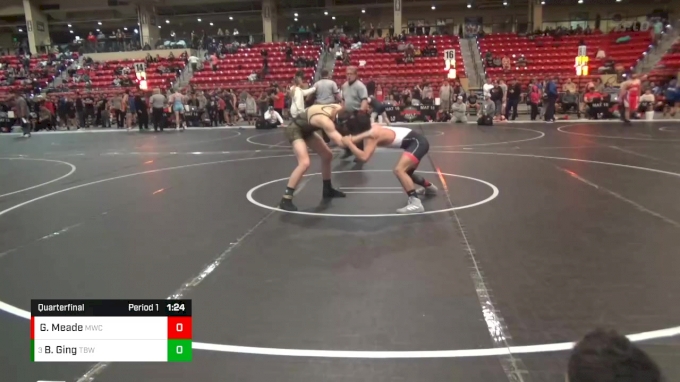 140 lbs Quarterfinal - Brenden Ging, The Best Wrestler vs Gabriel Meade ...