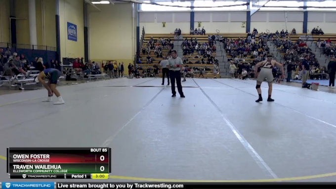 157 lbs Champ. Round 2 - Owen Foster, Wisconsin-La Crosse vs Traven ...