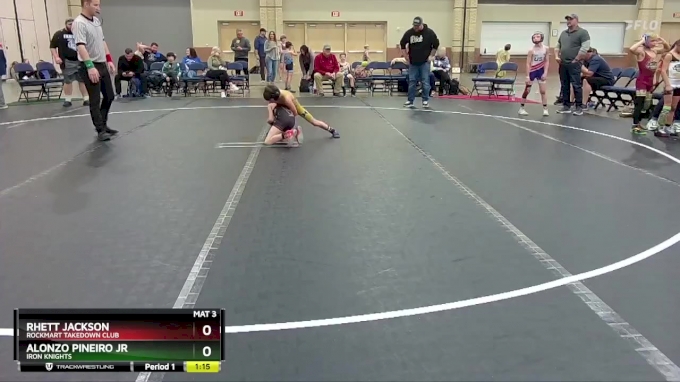 60 lbs 5th Place Match - Alonzo Pineiro Jr, Iron Knights vs Rhett ...