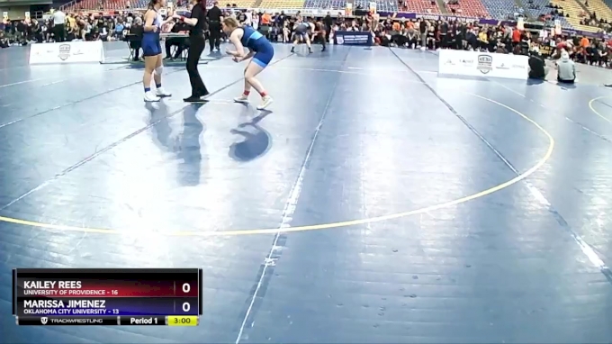 143 lbs Round 1 (16 Team) - Kailey Rees, University Of Providence vs ...