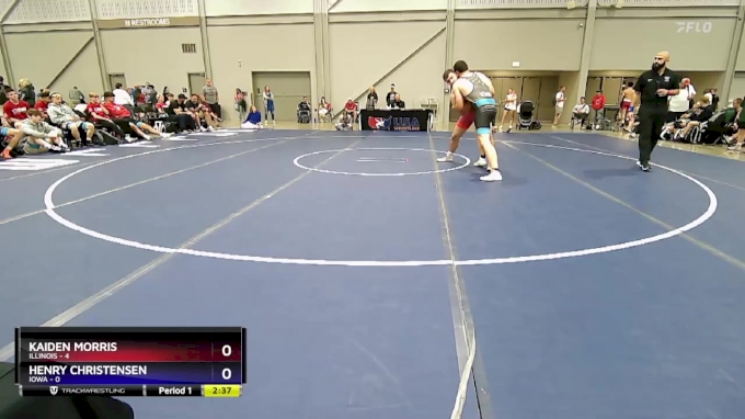 215 lbs Round 2 (8 Team) - Kaiden Morris, Illinois vs Henry Christensen ...