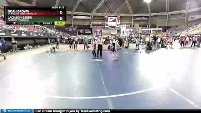 87 lbs Quarterfinal - Jackson Esser, Aviators Wrestling vs Noah Brown ...