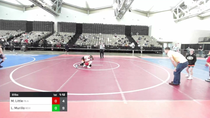 61 lbs Rr Rnd 7 - Mason Little, PA Alliance ES Red vs Leo Murillo ...