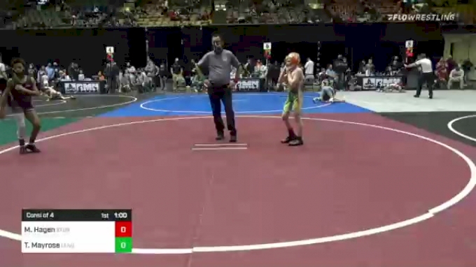 81 lbs Consi Of 4 - Mason Hagen, Sturgis vs Terriq Mayrose, Lengends Of ...