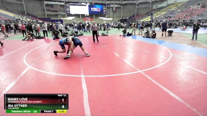 175 lbs Champ. Round 3 - Banks Love, Sanderson Wrestling Academy vs Ira ...