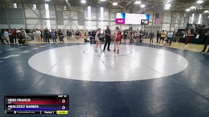108 lbs Cons. Round 2 - Heidi Francis, AK vs Mercedez Barber, MT