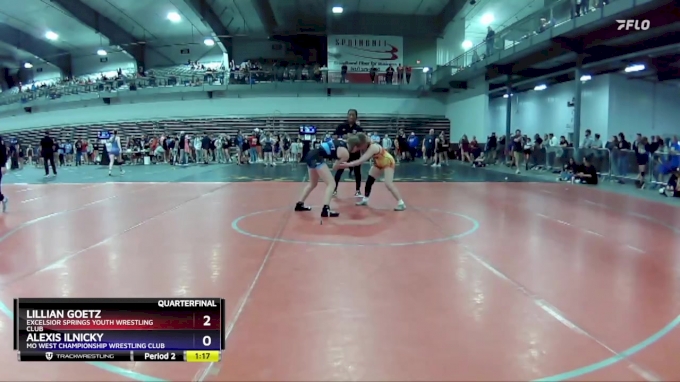 118 lbs Quarterfinal - Lillian Goetz, Excelsior Springs Youth Wrestling ...