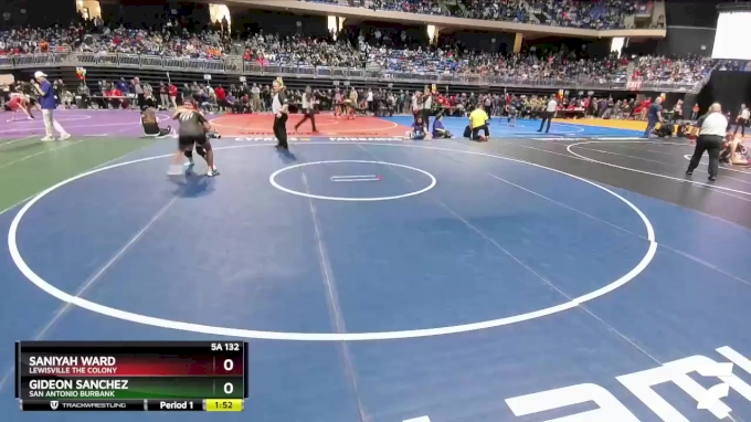 5A 132 lbs Champ. Round 1 - Saniyah Ward, Lewisville The Colony vs ...