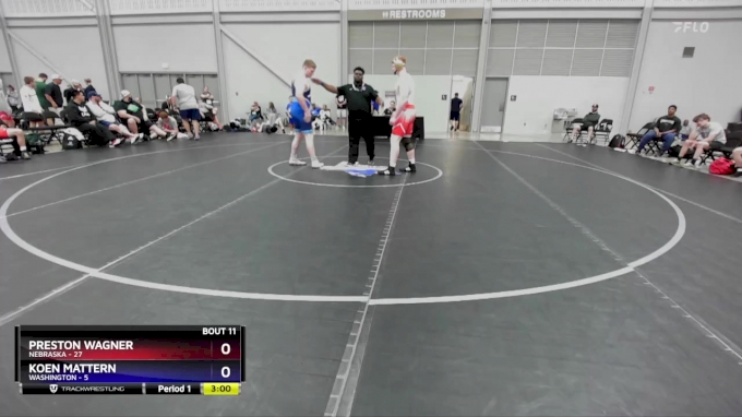285 lbs Round 3 (8 Team) - Preston Wagner, Nebraska vs Koen Mattern ...