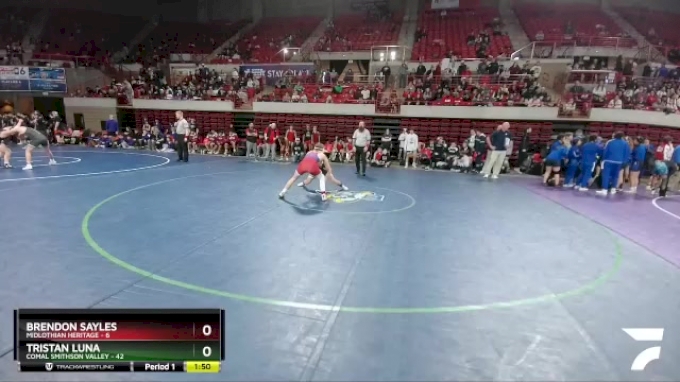 132 lbs Round 1 (16 Team) - Tristan Luna, Comal Smithson Valley vs ...