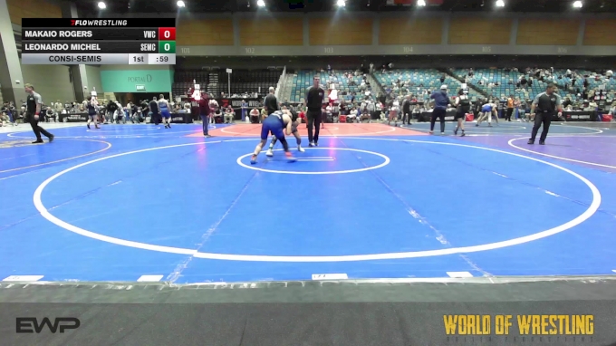 138 lbs Consolation - Makaio Rogers, VICI Wrestling vs Leonardo Michel ...