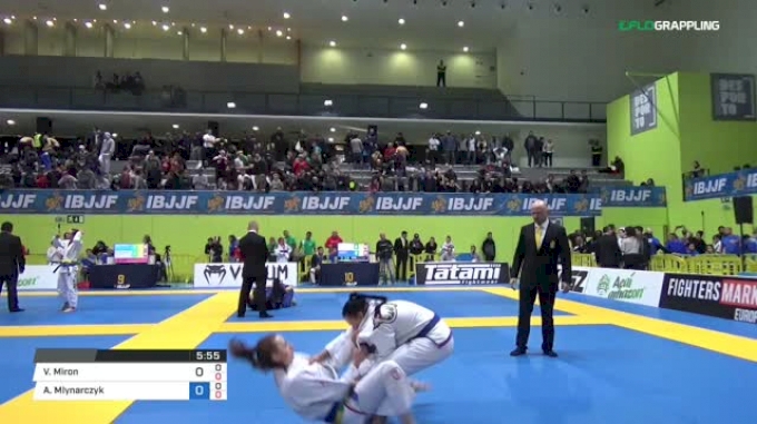 Valentina Miron vs Anna Mlynarczyk 2018 European Jiu-Jitsu IBJJF ...