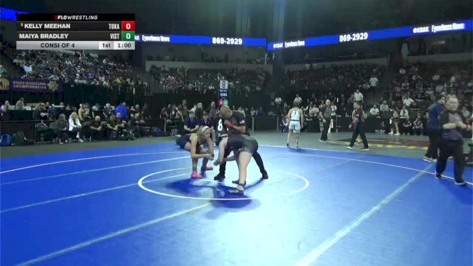 145 lbs Consi Of 4 - Kelly Meehan, Tokay (SJ) vs Maiya Bradley, Vista ...